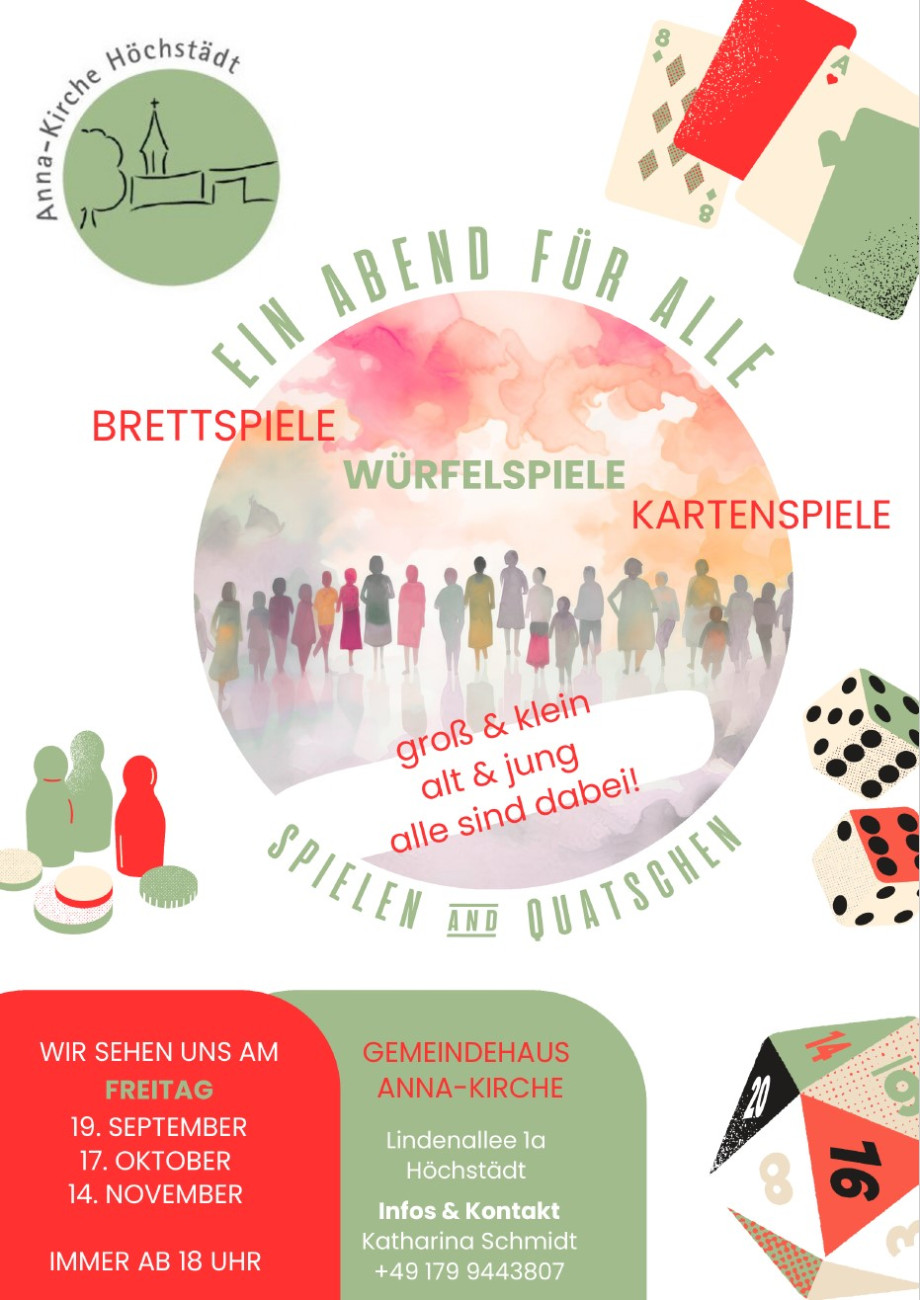 Ein Abend für Alle - Spielen und Quatschen am 16. Januar | Evang.-Luth ...